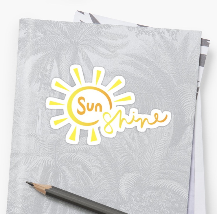 Sunshine Sticker – Where Creativity Works