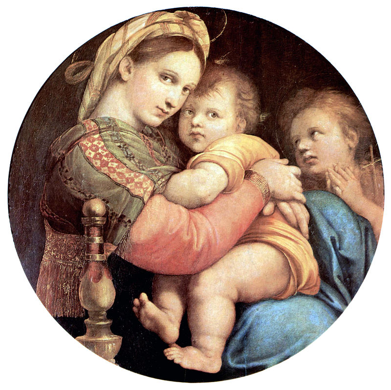 Raphael, Madonna della Seggiola, 1513-14 – Where Creativity Works