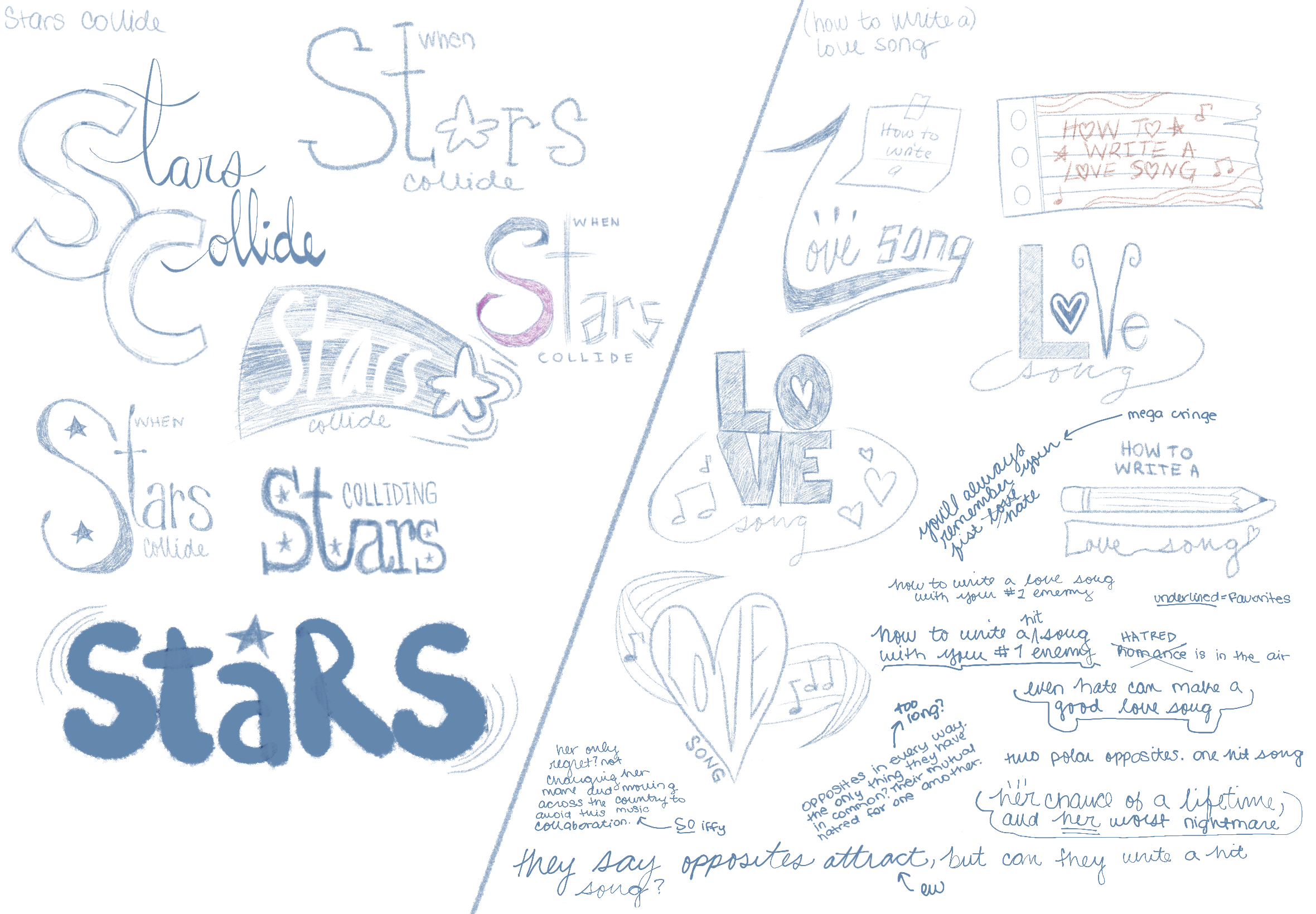 Title Art Sketches – Where Creativity Works