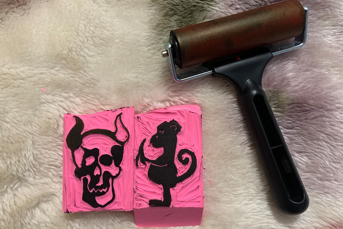 Eraser Linocut Stamps – Where Creativity Works